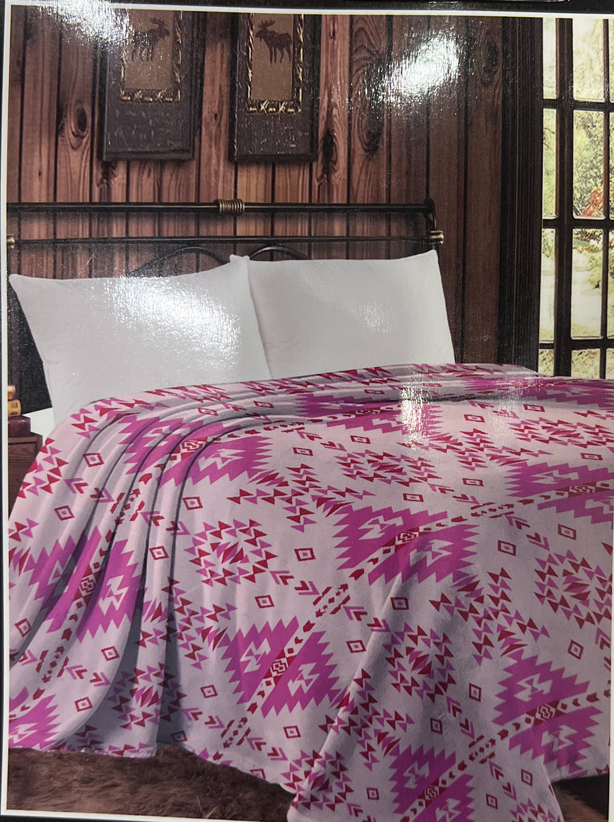 Barbie Aztec Twin Throw Blanket – Cowbabes Designs