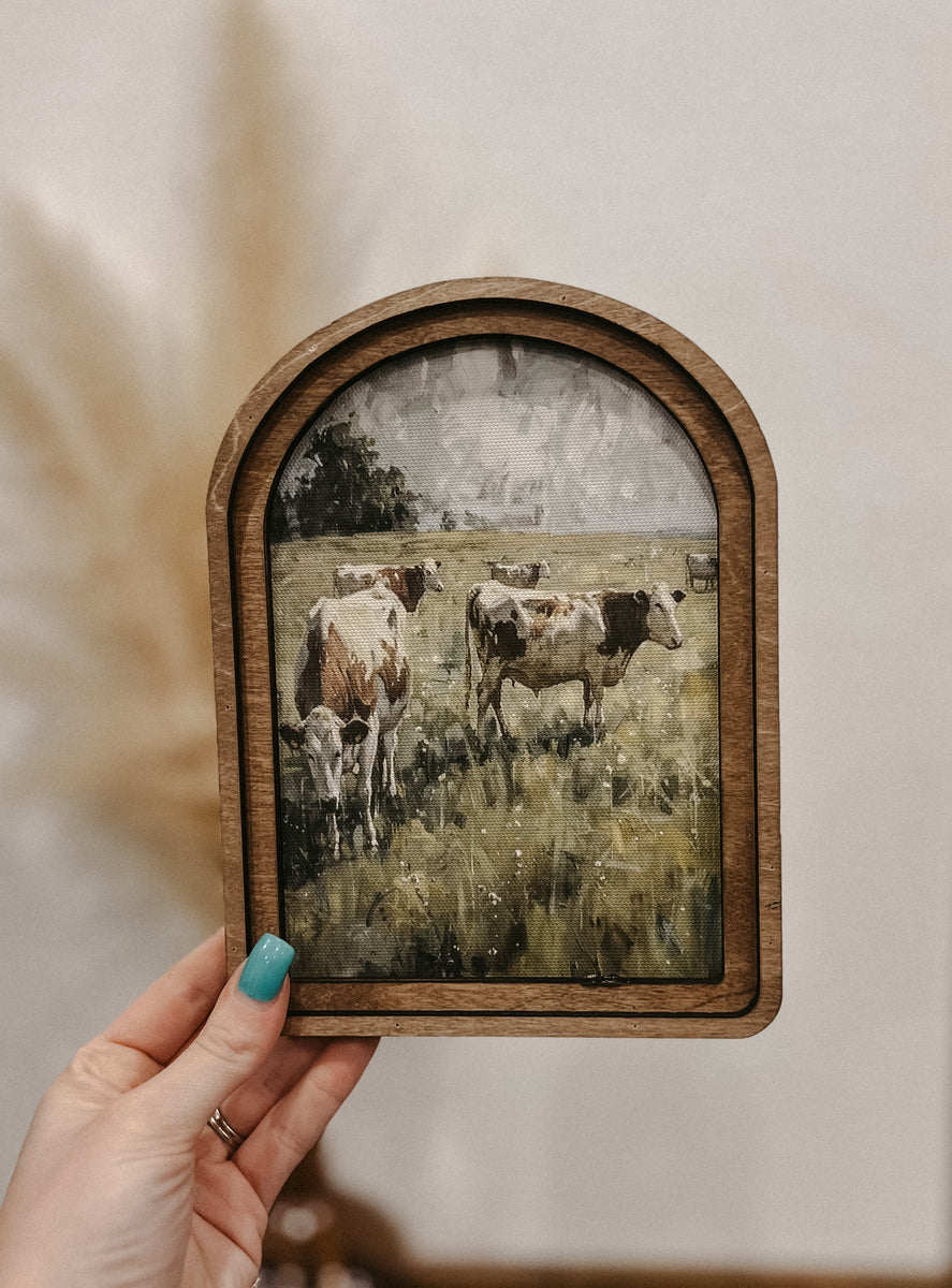 Spring Cows Arch Art – Cowbabes Designs