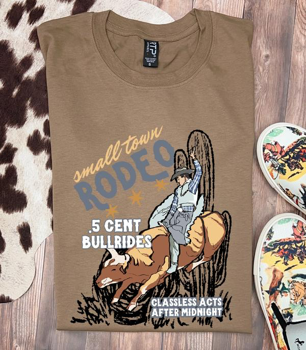 Small Town Rodeo Graphic Tees – Cowbabes Designs