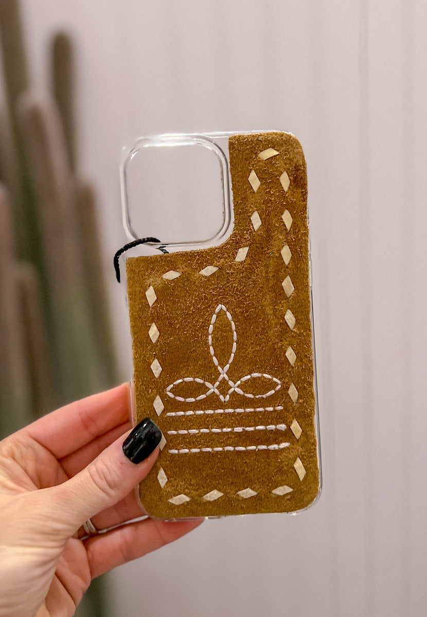 Boot Stitch IPhone 15 Pro Max Case – Cowbabes Designs